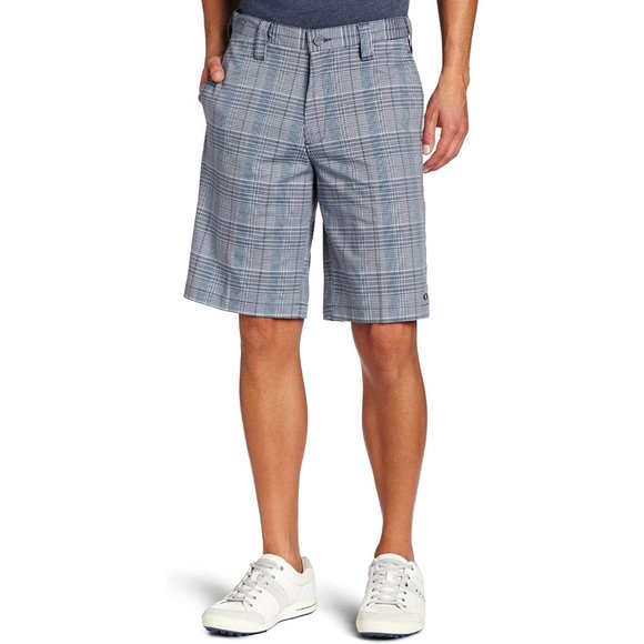 Oakley | Shorts | Oakley Swagger Plaid Blue Golf Short Size 34 | Poshmark